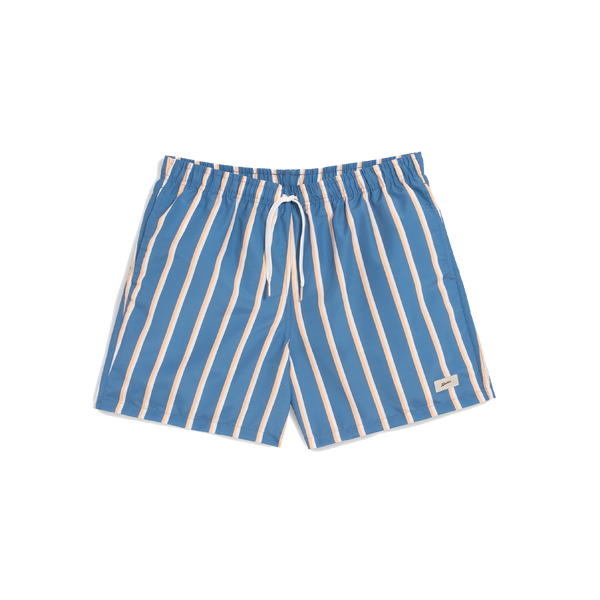 Yellow & White Fine Stripe Swim Trunk – Stomping Ground