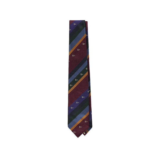 Drakes Multi Colour Stripe D Flag Tie – Stomping Ground