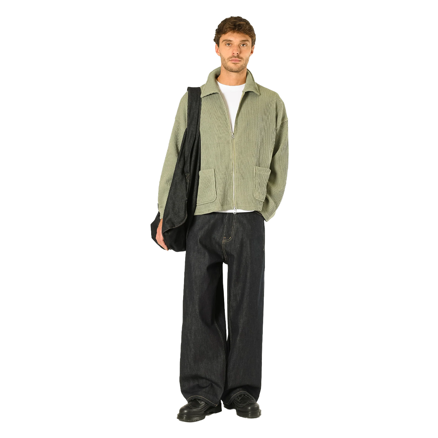 ESTUDIO NIKSEN Double Zip Up Pocket Sweater - Sage – Stomping Ground