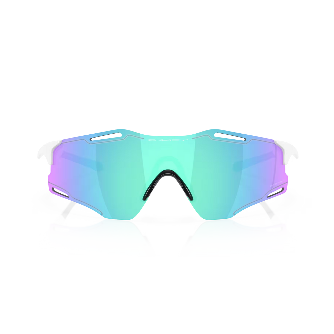 Oakley CYBR Zero - Polished White/ Prizm Sapphire – Stomping Ground