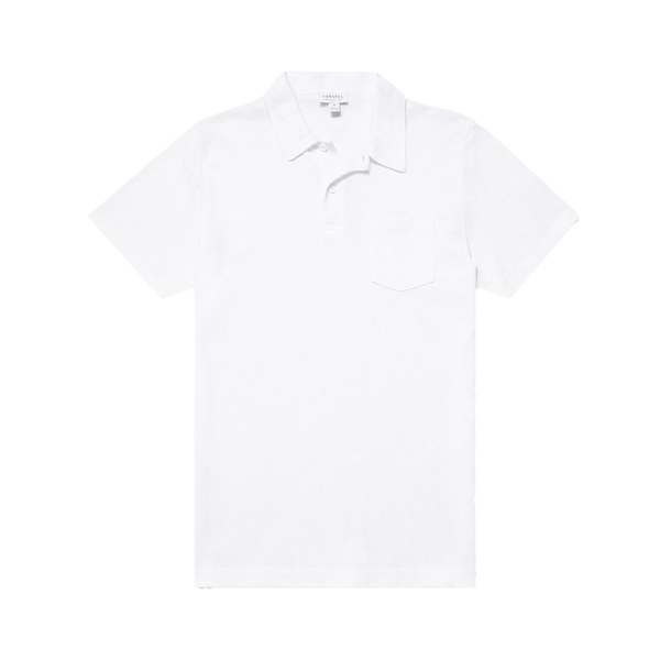 Sunspel S/S Riviera Polo Shirt - White – Stomping Ground